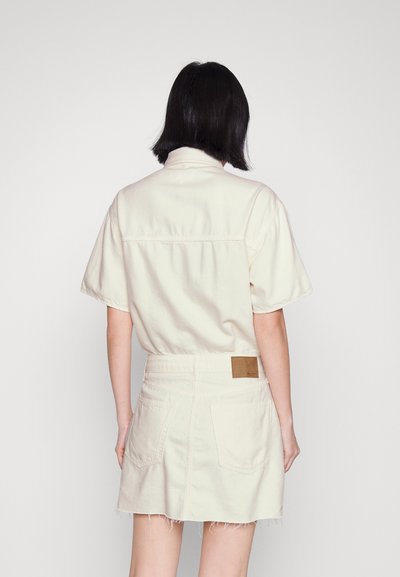 rag & bone FEATHERWEIGHT LILAH MINI DRESS - Jeanskleid - ecru/weiß ...