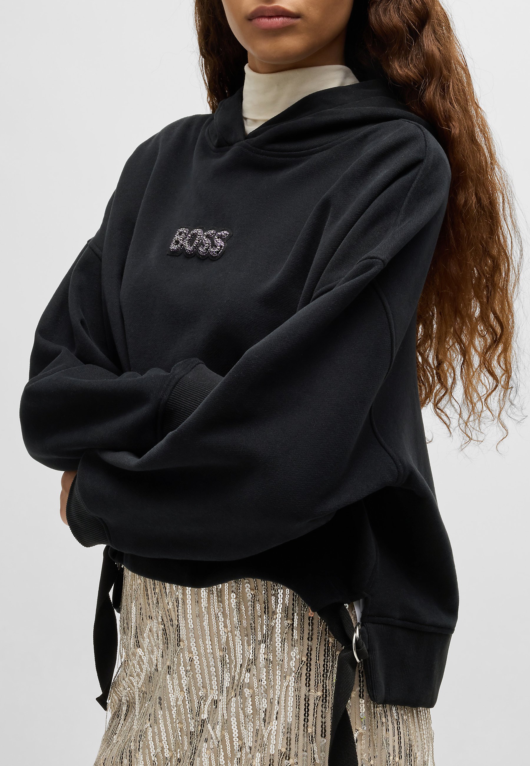 BOSS STONEBADGE Sweatshirt black noir ZALANDO.FR