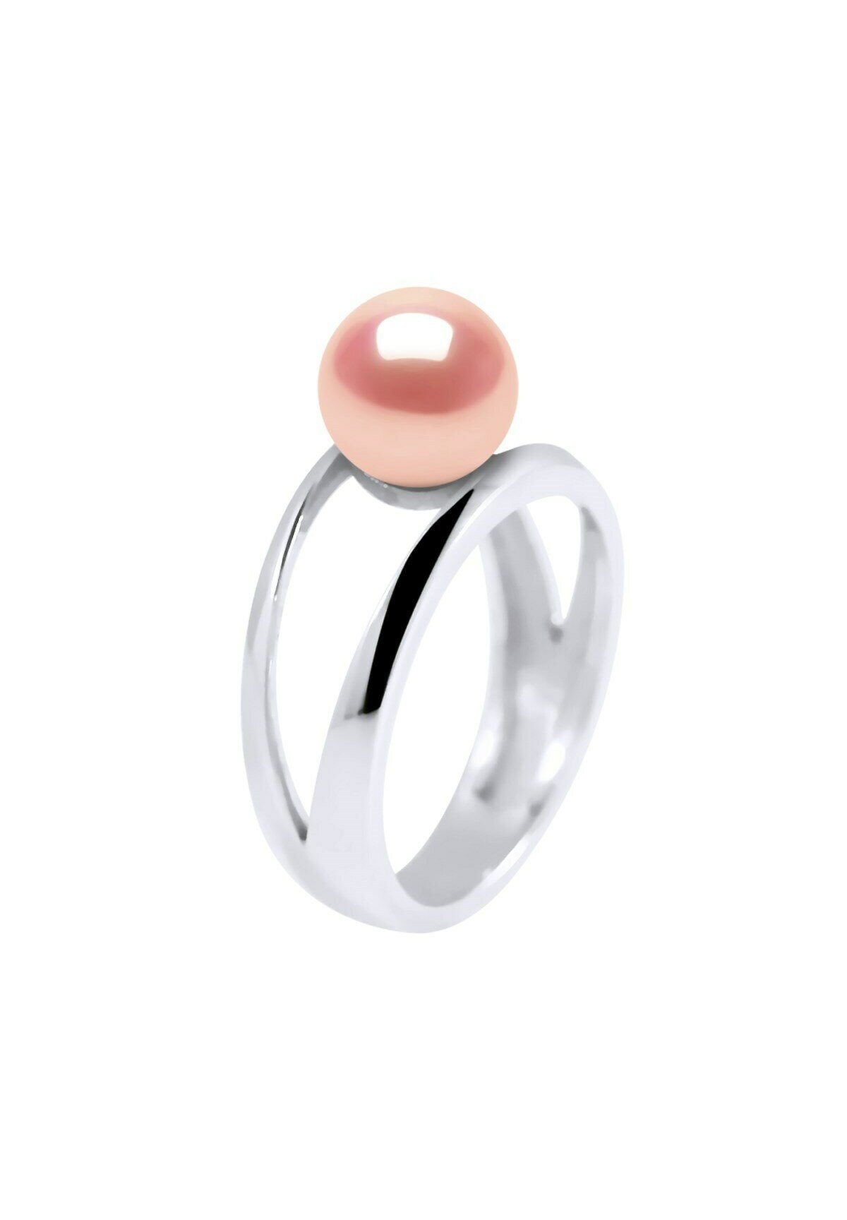 Perlinstinct ANGEL RING CULTURED PEARL FINE SILVER 925 1000 AAA Ring rose pink Zalando