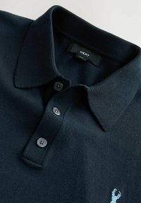 Next STAG LOGO - REGULAR FIT SHORT SLEEVE - Polo shirt - navy blue/blue ...
