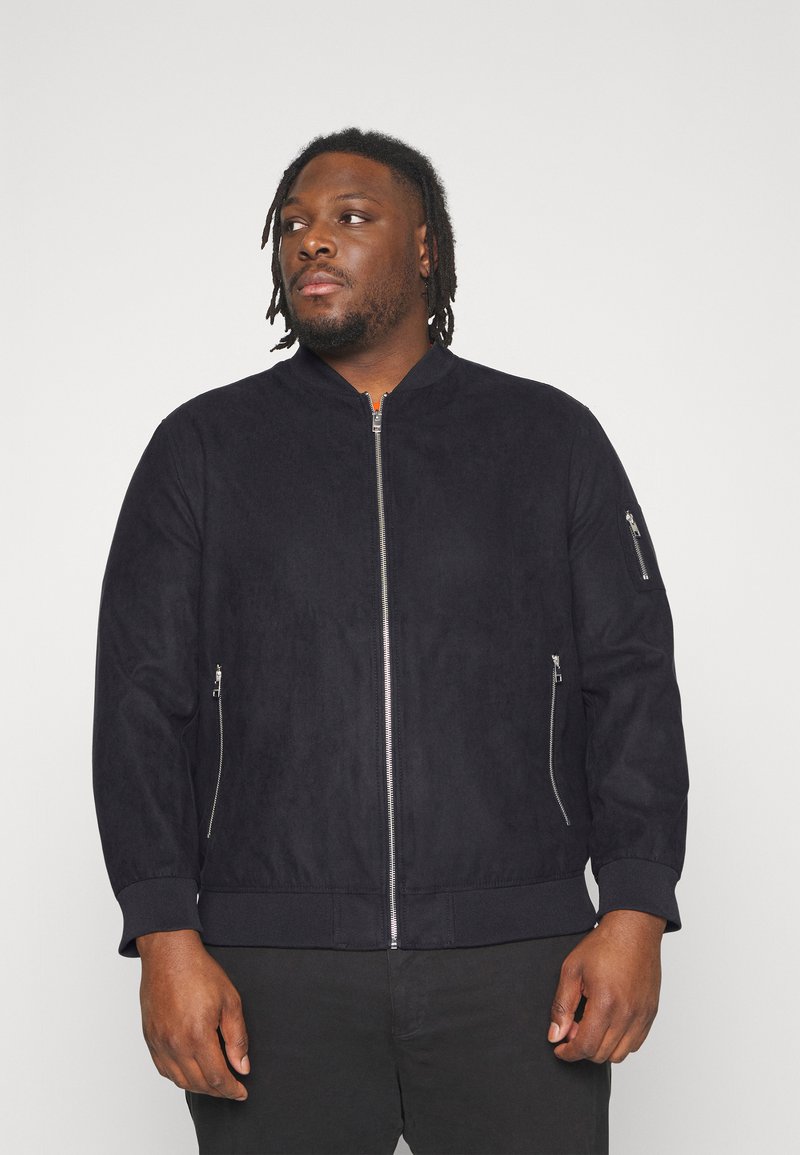 Jack & Jones JJEROCKY - Chaquetas bomber - jet black/negro - Zalando.es