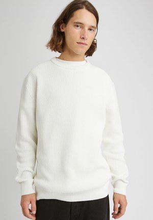 Carhartt WIP FORTH - Pullover - wax/blanc - ZALANDO.FR