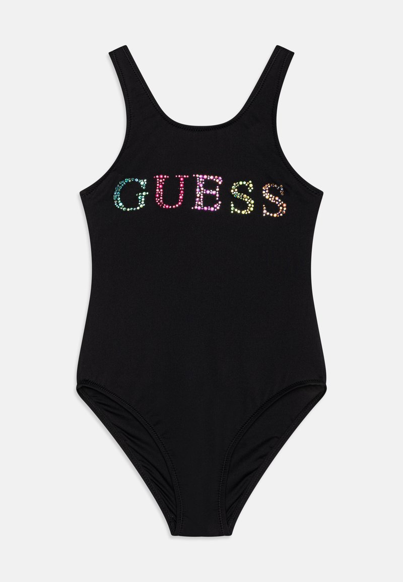 Guess JUNIOR ONE PIECE SWIMSUIT - Costume da bagno - jet black/nero ...