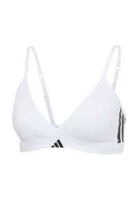 adidas Sportswear Triangle bra - white - Zalando