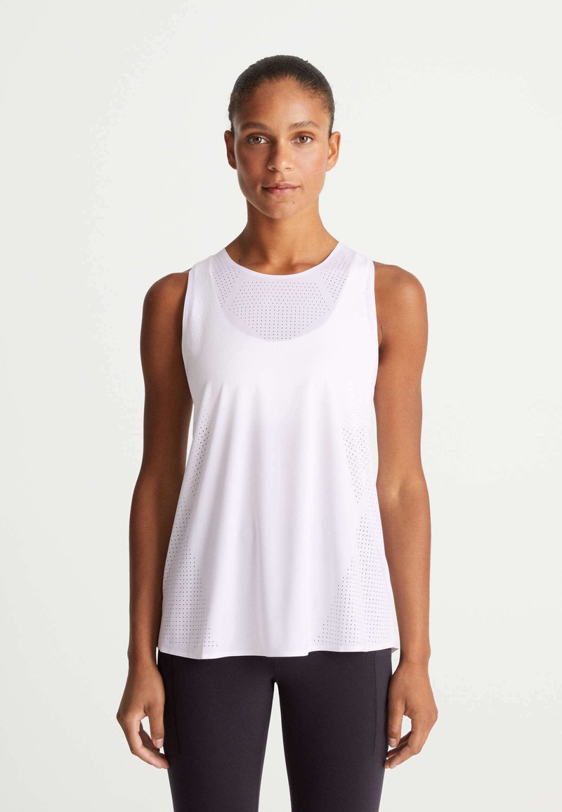 OYSHO SLEEVELESS TECHNICAL - Top - white/wit - Zalando.be