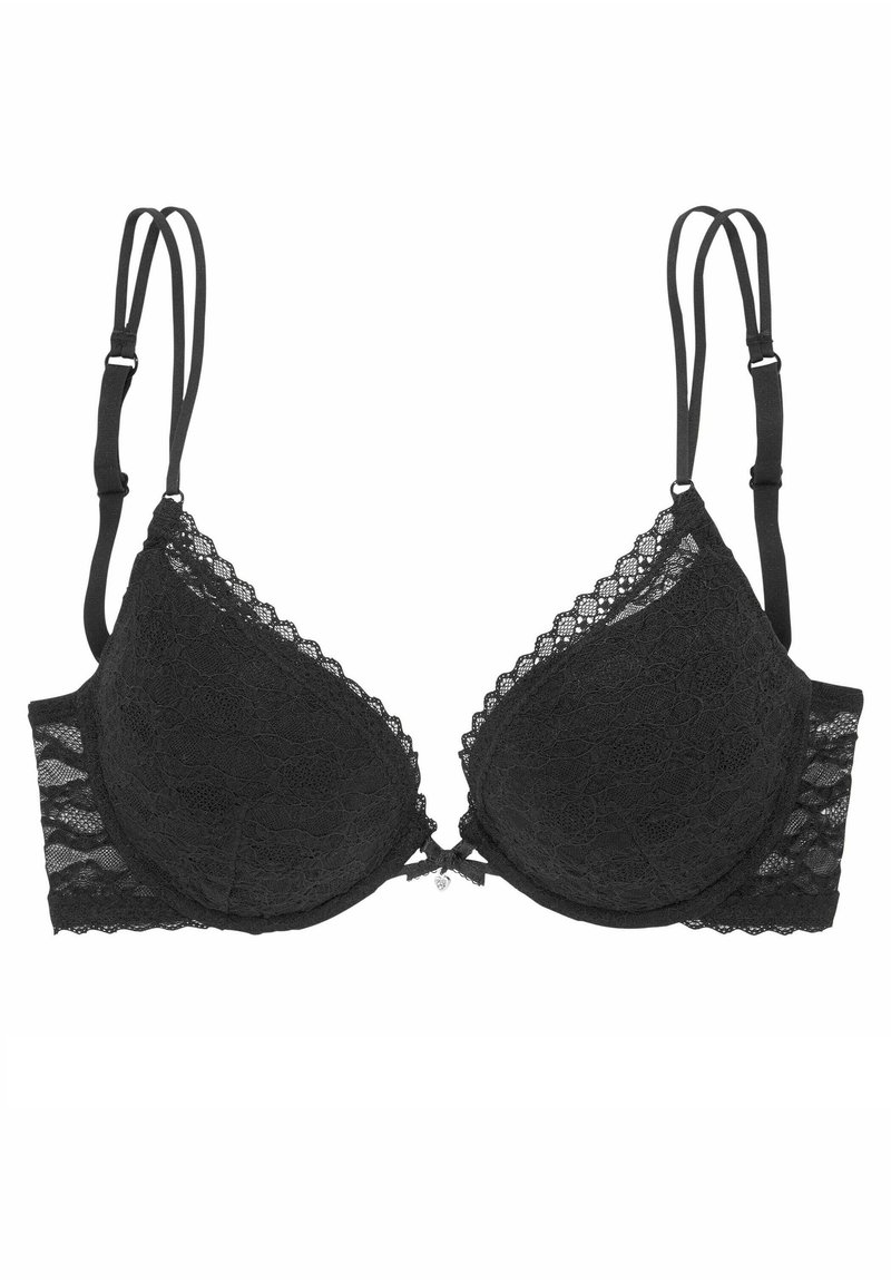 s.Oliver PUSH-UP-BH - Balconette bra - schwarz/black - Zalando.de