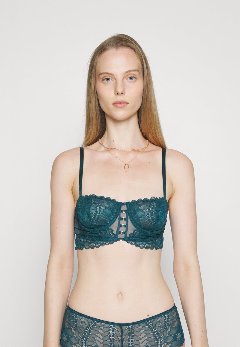 Etam AVENTURE - Balconette BH - petrol blue/petrol - Zalando.de