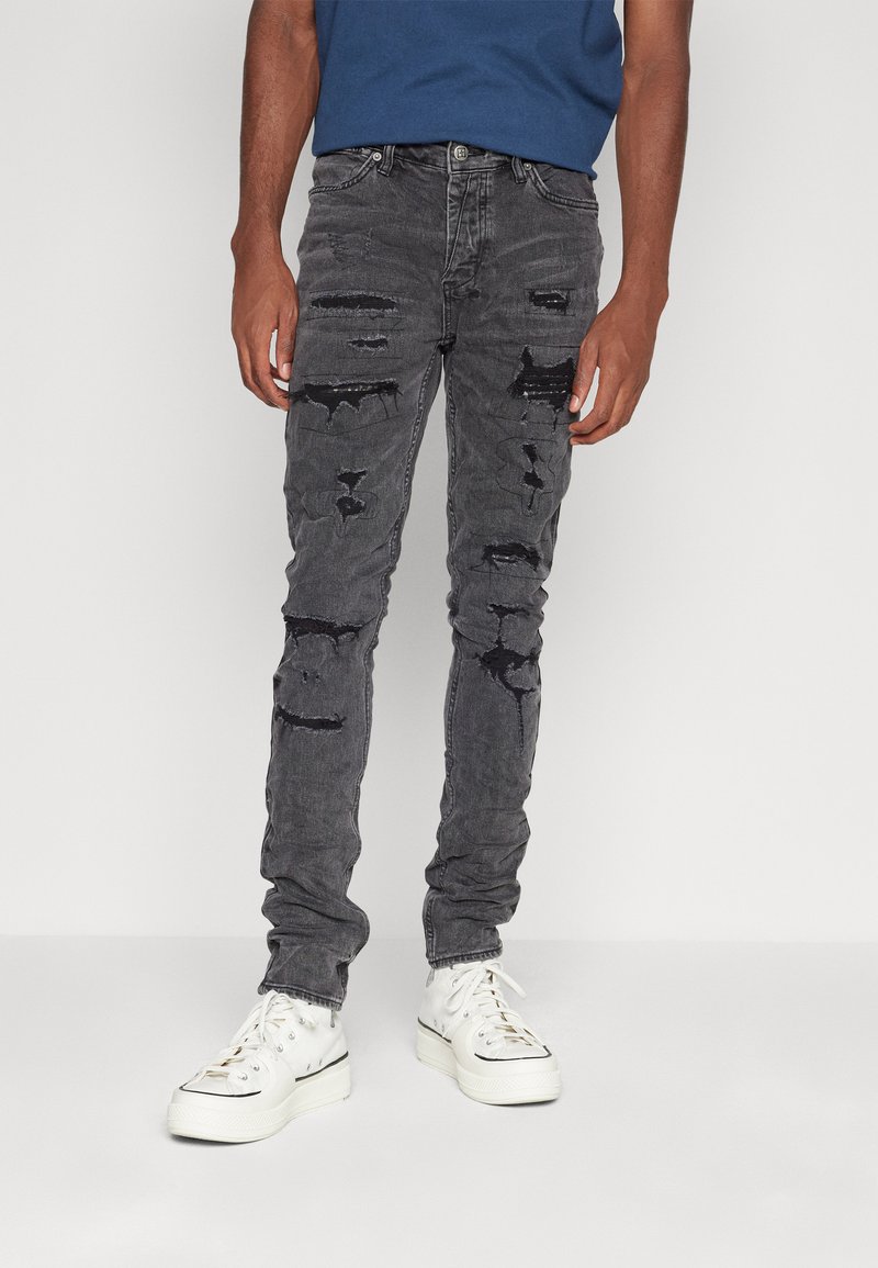 Ksubi VAN WINKLE DYNAMITE TRASH UNISEX - Jeans Slim Fit - black/black ...