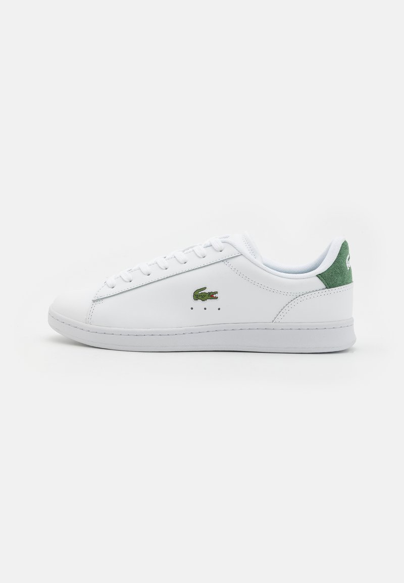 Lacoste CARNABY SET - Baskets basses - blanc/vert foncé/blanc - ZALANDO.FR