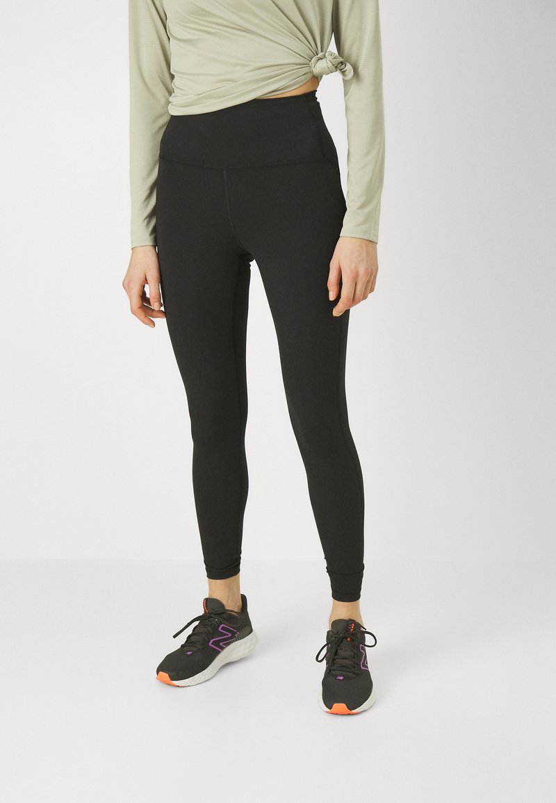 New Balance NB SLEEK HIGH RISE LEGGING 27" - Leggings - black/noir - ZALANDO.BE