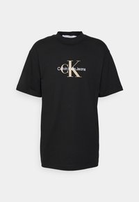 Calvin Klein Jeans ARCHIVAL MONOLOGO TEE - Camiseta estampada - black/negro - Zalando.es