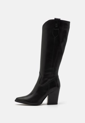 ALDO NEVADA - Cowboy- / bikerstøvler - other black/sort - Zalando.dk