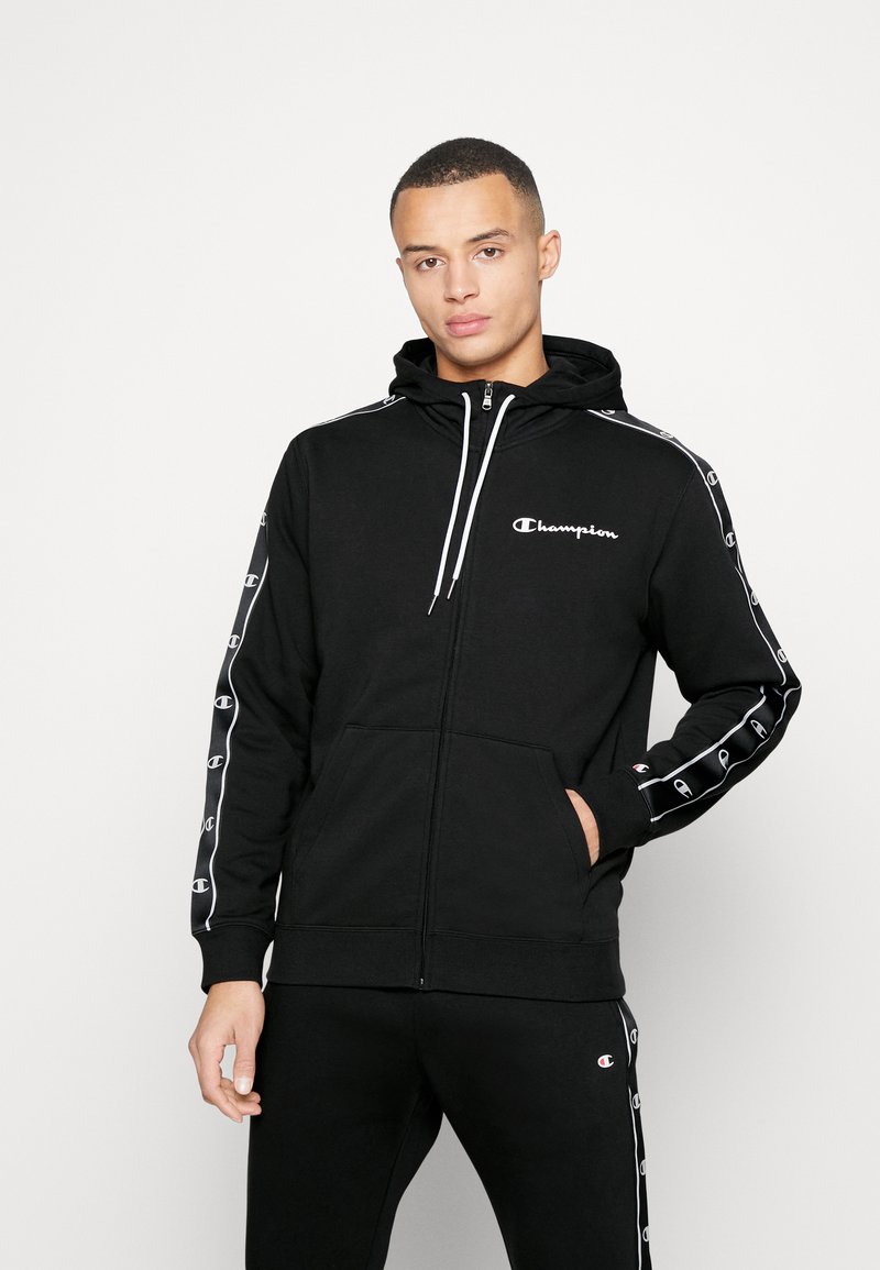 Champion HOODED FULL ZIP - Sweatjacke - black/schwarz - Zalando.ch
