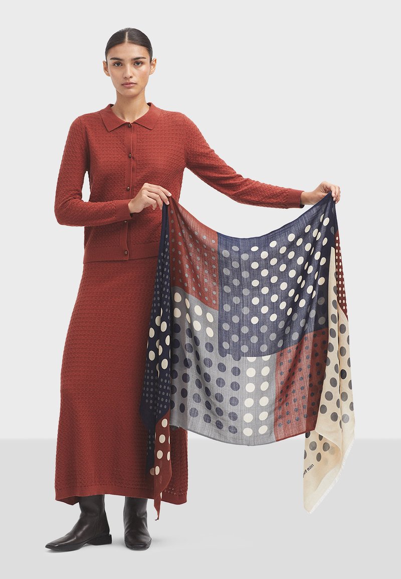 Nice Things Scarf - navy blue/dark blue - Zalando