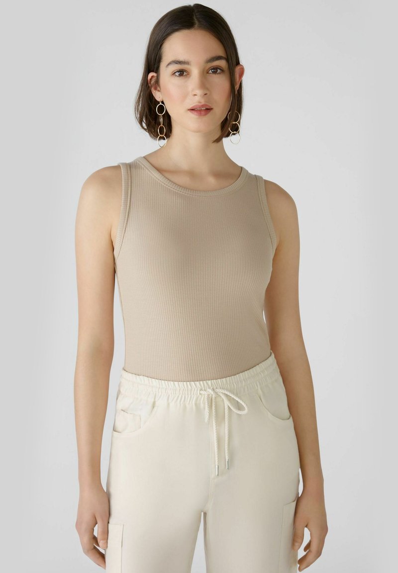 Oui FILIZ - Top - light stone/stein - Zalando.de