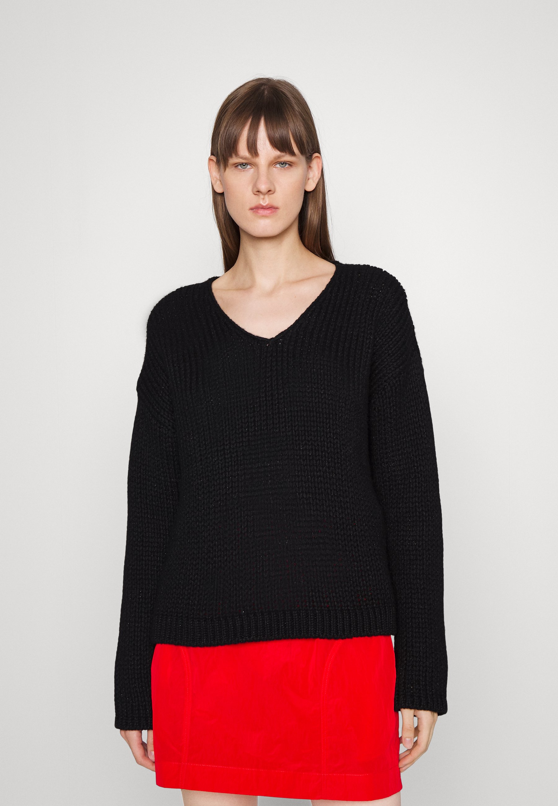 HUGO SESTRELLY - Strickpullover - black/schwarz - Zalando.ch