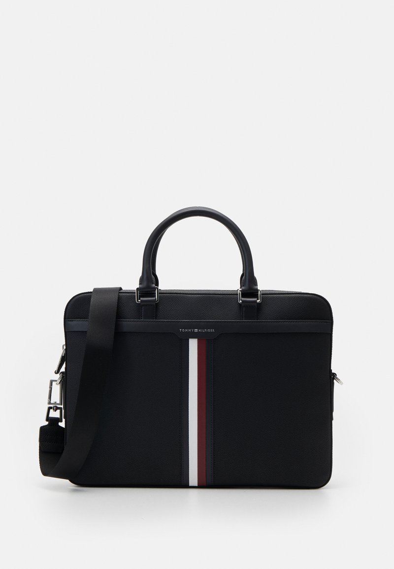 Tommy Hilfiger COATED COMPUTER BAG UNISEX - Laptoptas - black/zwart ...