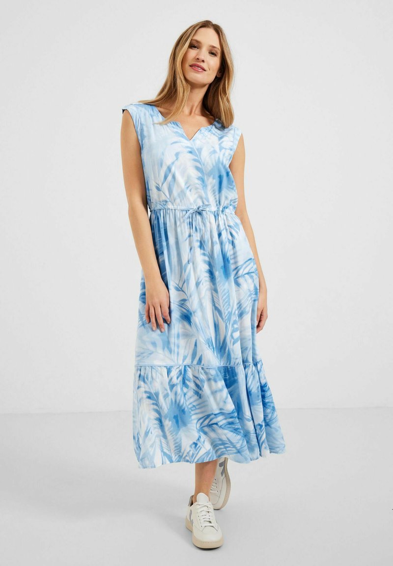Cecil MIDI PRINT - Day dress - blau/light blue - Zalando.de