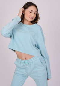 Project X Paris BASIC COURT AMPLE - Sweatshirt - turquoise - ZALANDO.FR