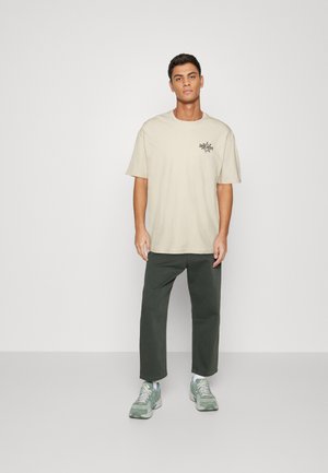 adidas Originals TEE - T-Shirt print - beige melange/beige - Zalando.at