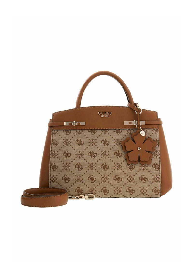 Guess Handbag - latte logo/brown - Zalando