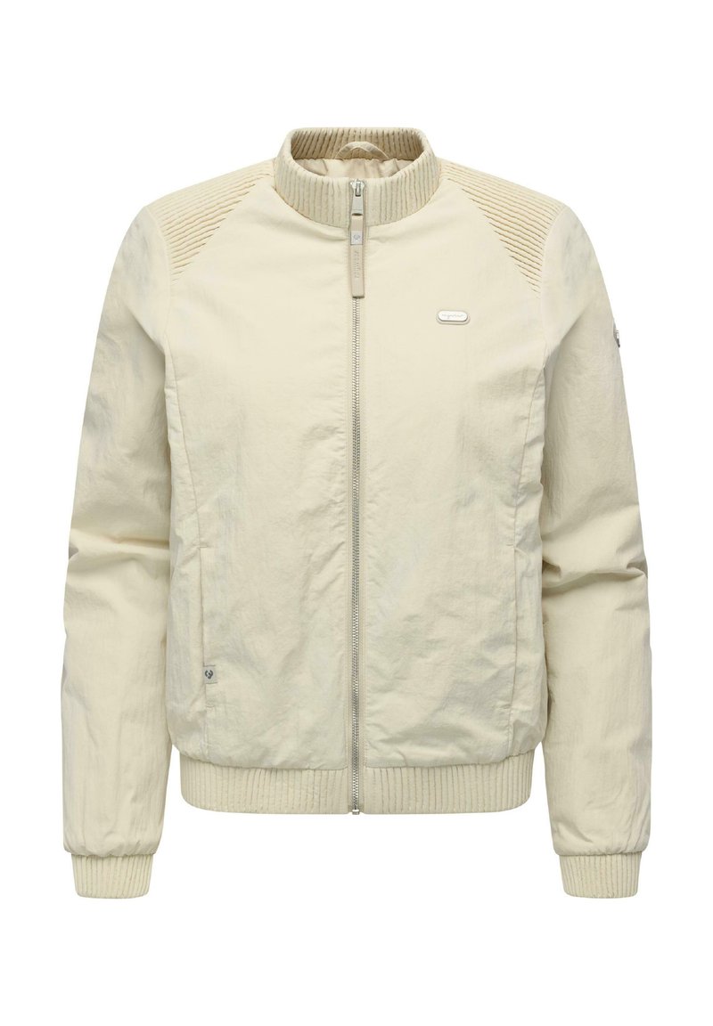 Ragwear CHENNA - Bomber Jacket - white uni/white - Zalando