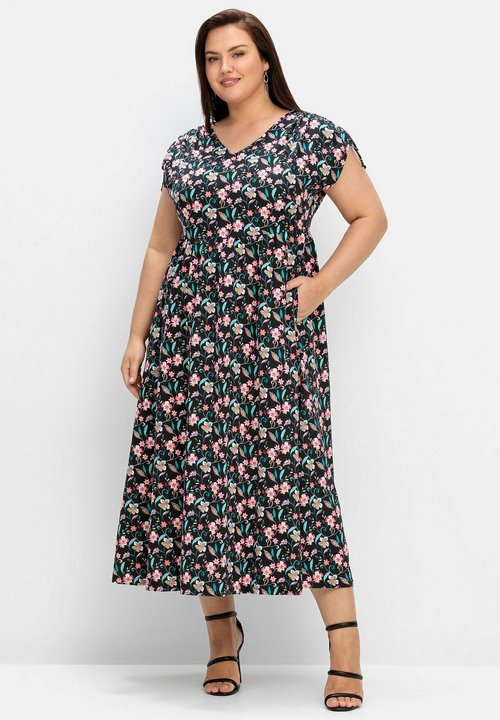 Sheego Freizeitkleid - weiß/gemustert/weiß - Zalando.ch