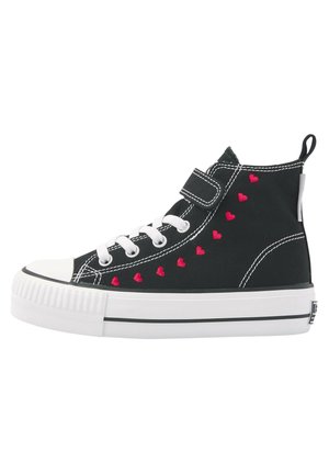 British Knights KAYA MID FLY - Sneakers hoog - off white/black heart ...