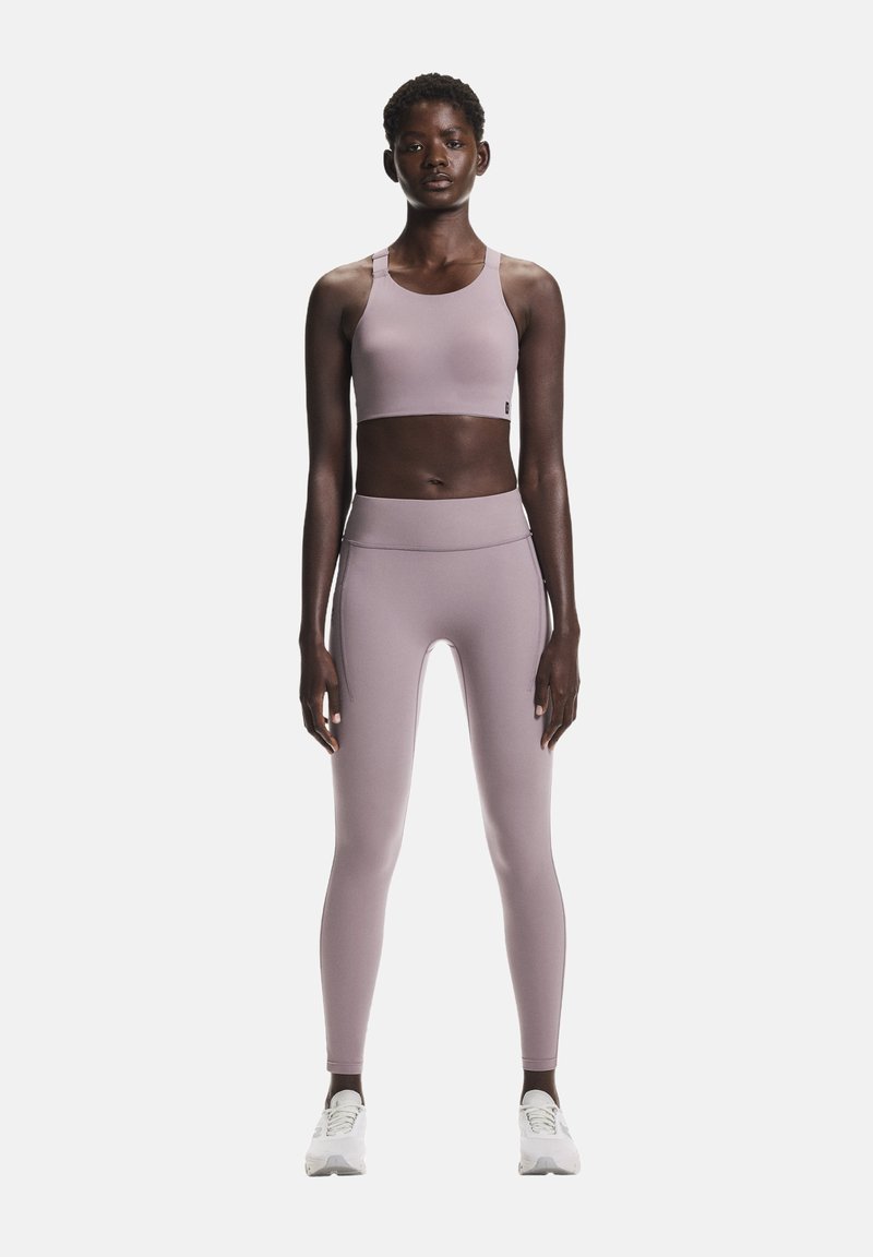 On PERFORMANCE - Leggings da corsa lunghi - heron/viola - Zalando.it