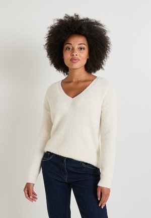bonprix Pullover - white/blanc - ZALANDO.FR
