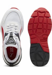 Puma VIS2K - Baskets basses - white-for all time red- black/blanc ...