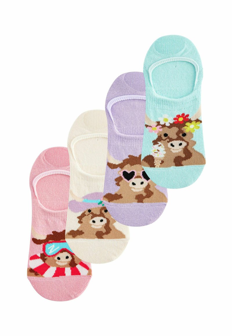 Next HAMISH THE HIGHLAND COW INVISIBLE 4 PACK. REGULAR FIT - Sokletter ...