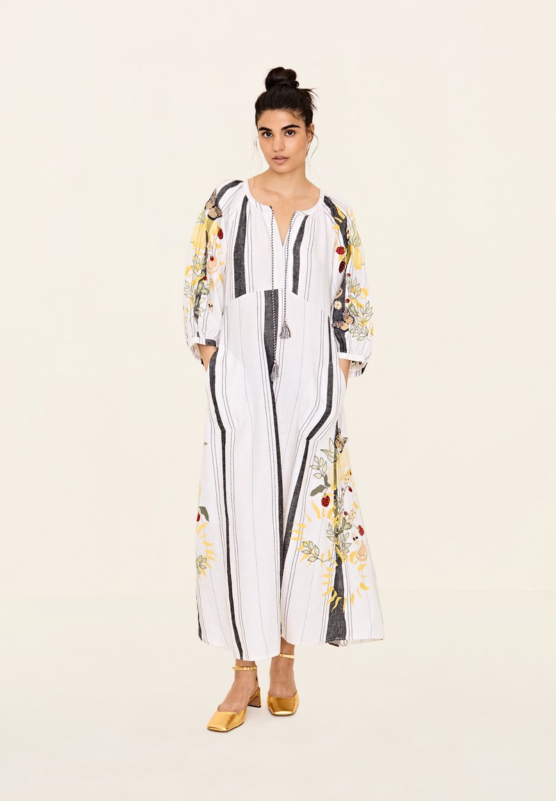 Odd Molly THE HIGH FIVE - Maxi dress - stripe multi/white - Zalando.ie