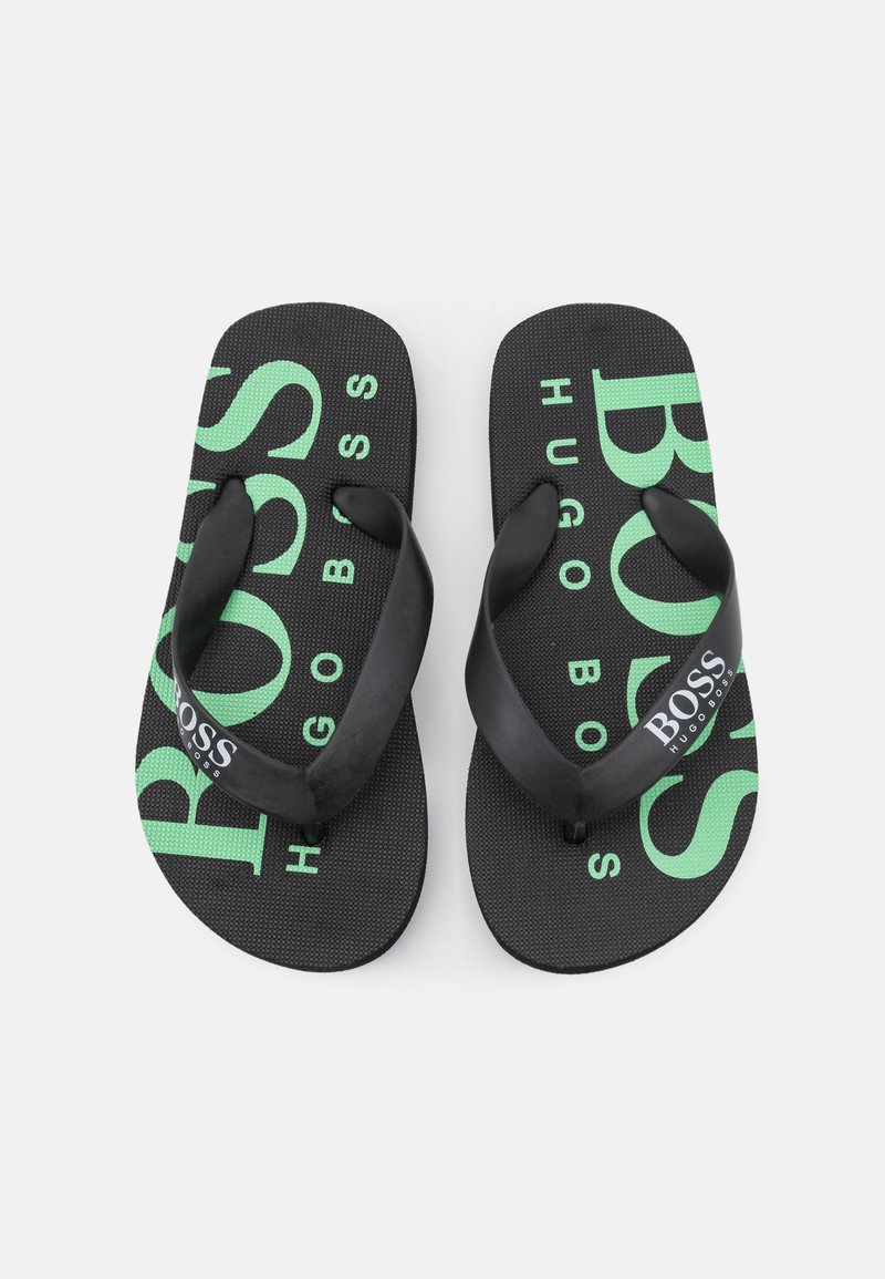 BOSS Kidswear Bade-Zehentrenner - black/schwarz - Zalando.ch