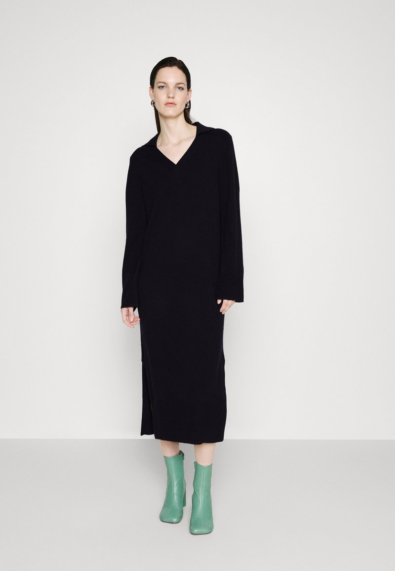 Marc Cain Jumper dress - midnight blue/dark blue - Zalando.ie