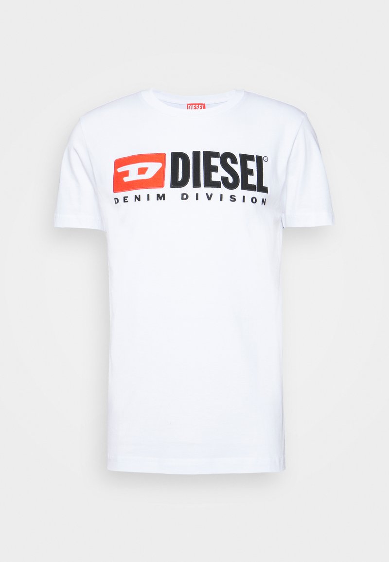 Diesel DIEGOR - Print T-shirt - white - Zalando.co.uk