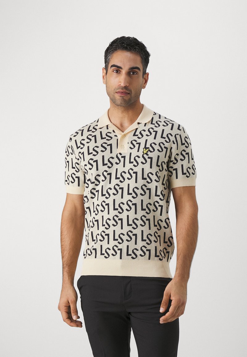 Lyle & Scott MONOGRAM - Polo shirt - sand dune/beige - Zalando.co.uk