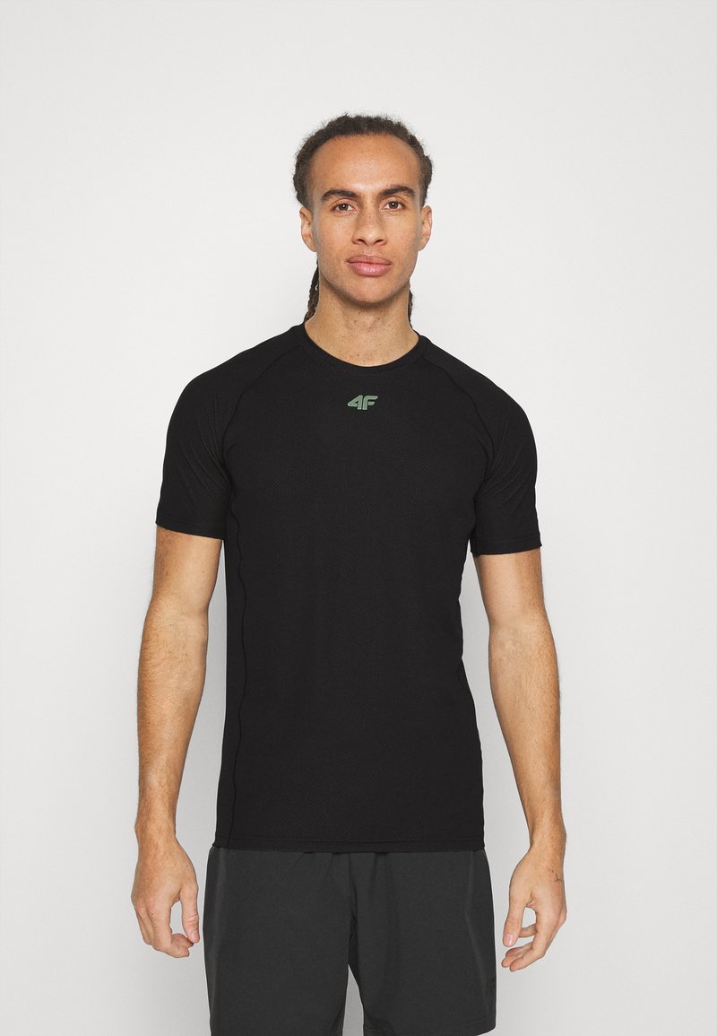 4F Sport T-Shirt - deep black/schwarz - Zalando.de