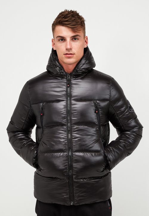 Alessandro Zavetti NEVORI PUFFER JACKET - Zimní bunda - jet black/černá ...
