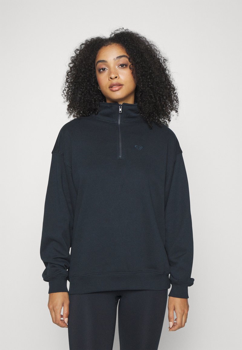 Roxy ESSENTIAL ENERGY HALF ZIP - Sweater - anthracite/antraciet ...