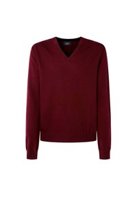 Hackett London CASH MIX - Jumper - winter red/red - Zalando