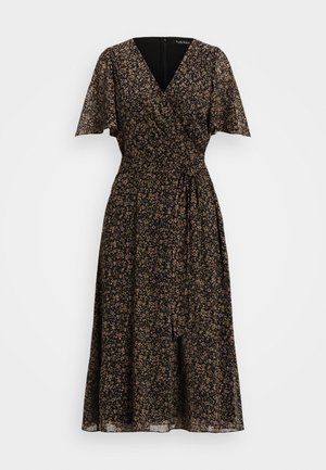 Lauren Ralph Lauren Petite ELMAND SHORT SLEEVE DAY DRESS - Freizeitkleid - cream multi/offwhite ...