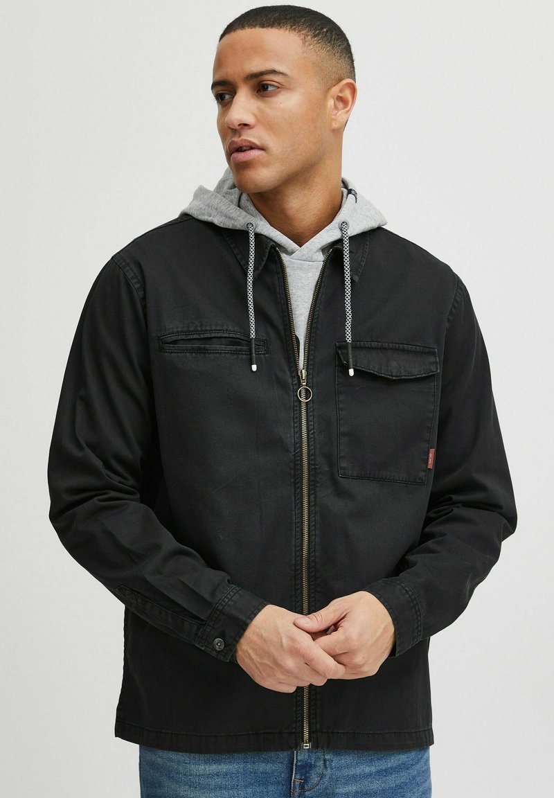 INDICODE JEANS IDJANNIK - Denim jacket - black - Zalando.co.uk