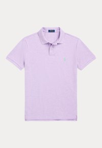 Polo Ralph Lauren SLIM FIT MESH POLO SHIRT - Polo shirt - spring navy heather/blue - Zalando.co.uk