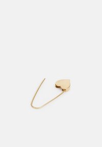 Loren Stewart HEART SAFETY PIN EARRING - Ohrringe - goldcoloured ...
