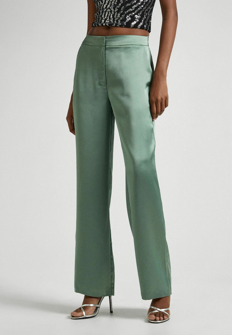 Pepe Jeans AMALIE - Trousers - hydro green/green - Zalando.de