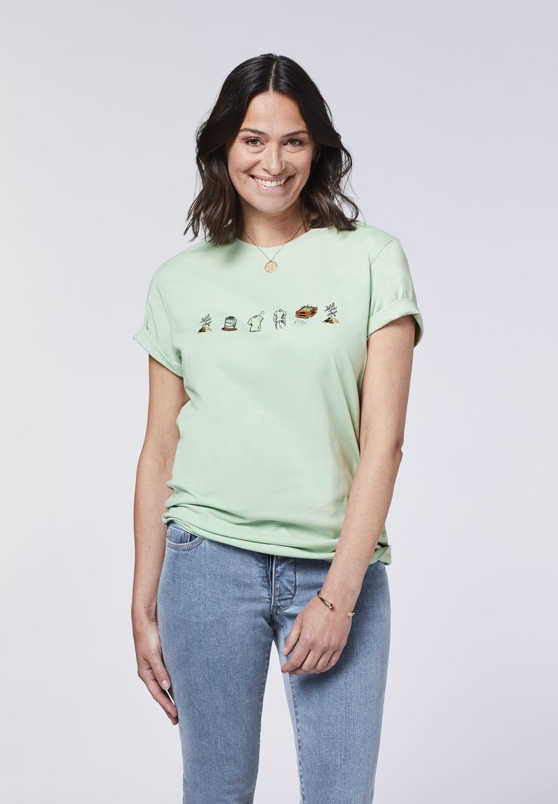 Detto Fatto IM „NATURE TO NATURE“-DESIGN - T-Shirt print - silt green ...