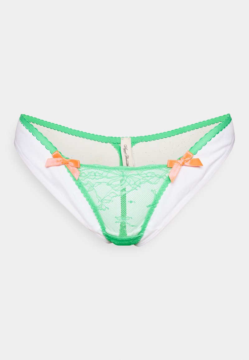 Agent Provocateur ISEDORA THONG - Tanga - green/neon orange/neonová ...