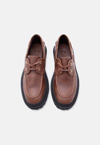 ONLY SHOES ONLBETH - Boat shoes - cognac - Zalando.ie