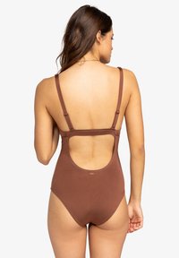 Roxy SILKY ISLAND - HIGH LEG - Badeanzug - brown/braun - Zalando.ch